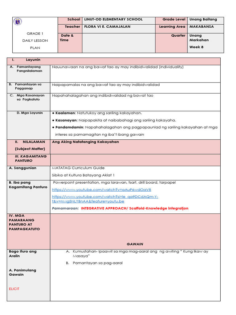 Cot Makabansa q1 w8 | PDF
