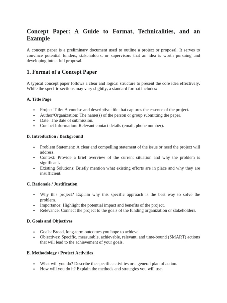 Concept Paper - Format - Example | PDF | Literacy | Libraries