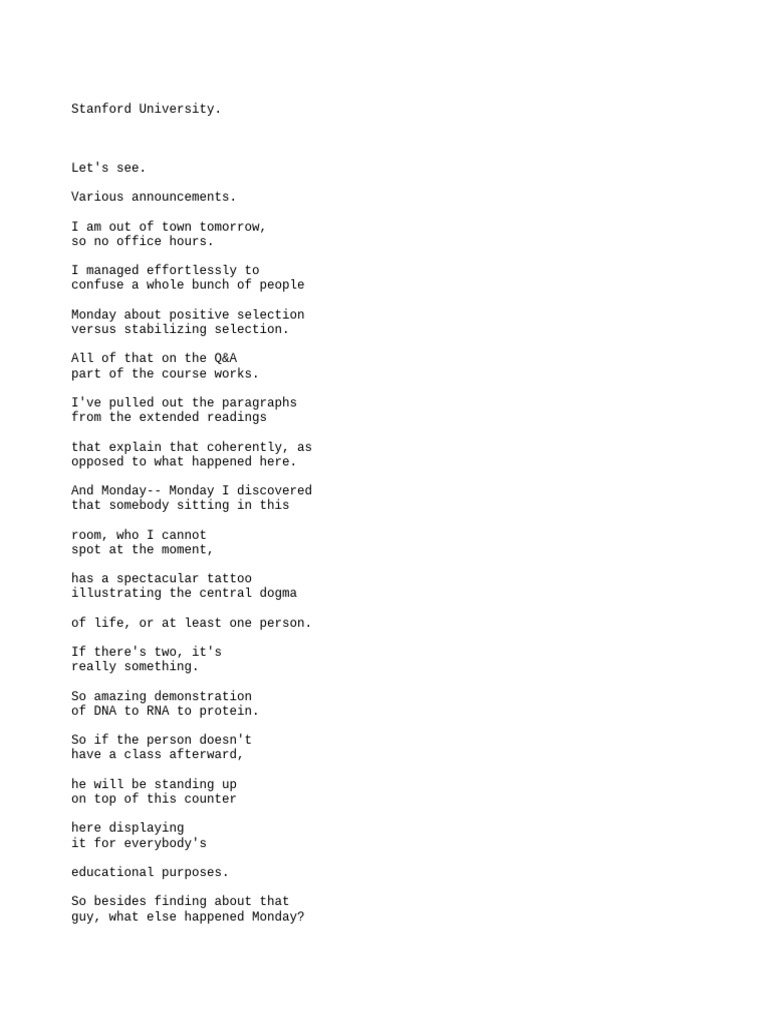 (English) 5. Molecular Genetics II (DownSub - Com) | PDF | Gene ...