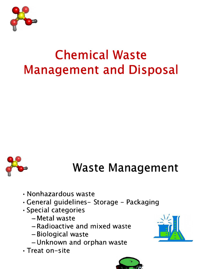 Chemical Waste Management Guidelines | PDF | Distillation | Solvent
