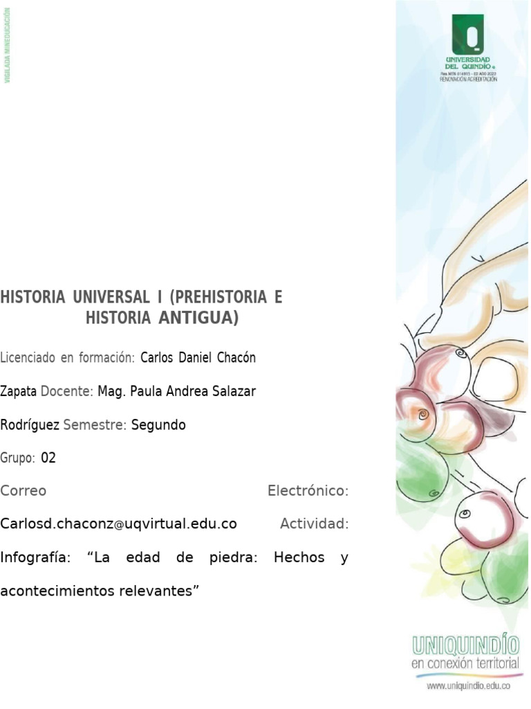 Infografía La Edad de Piedra Historia Universal I | PDF