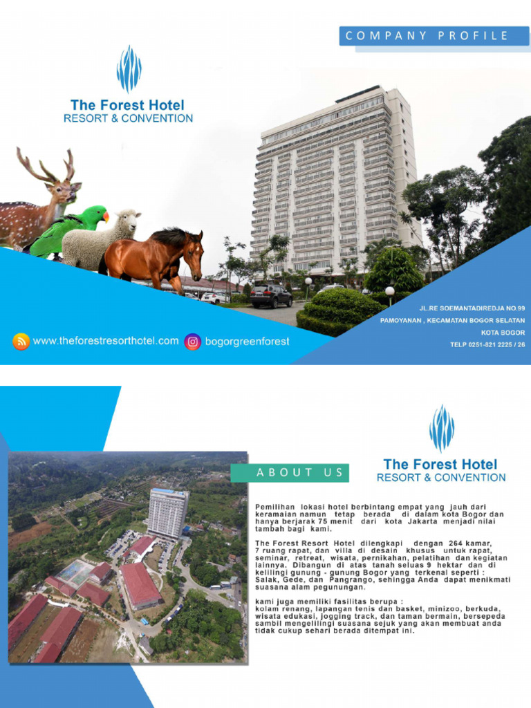 Compro The Forest Resort Hotel& Convention 2019 | PDF