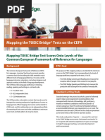 Toeic Mapping Cefr Reference | PDF | Behavior Modification | Language ...