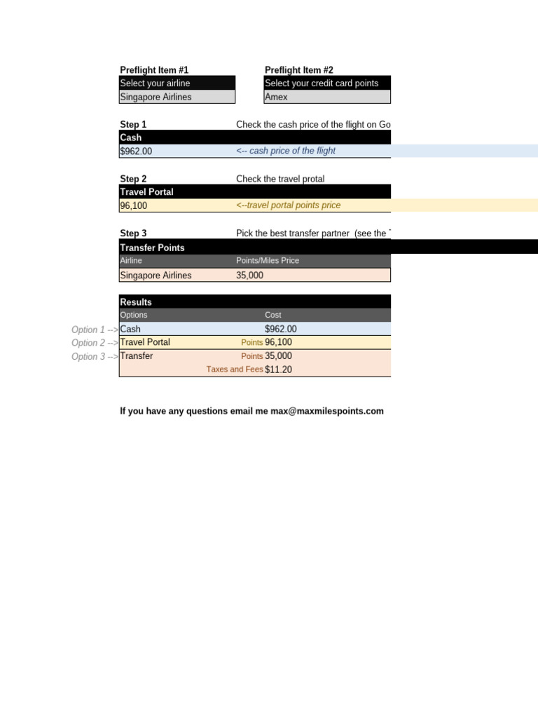 Miles and Points Redemption Dashboard Tool-1.0 | PDF | Credit Card ...