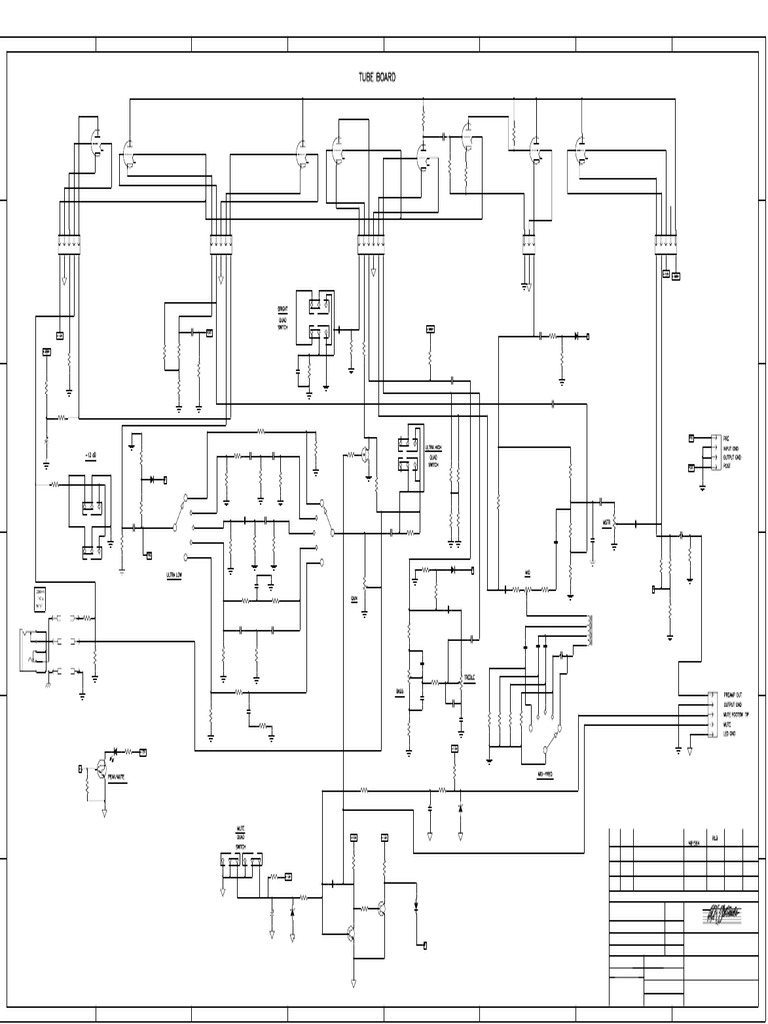 Ampeg SVPCL Schematic Overview | PDF