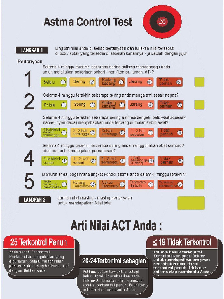 Asma Kontrol Test | PDF