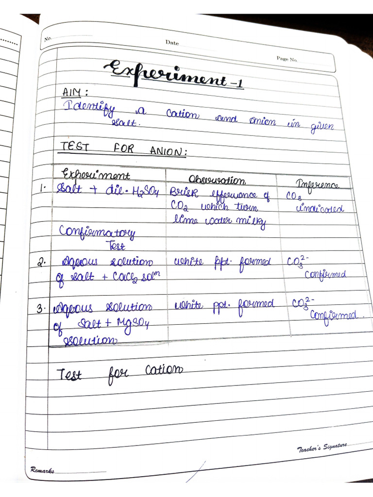 Chemistry Practicals Dimpal Sharma | PDF