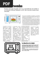 Partes Del Microondas | PDF | voltaje | Corriente eléctrica