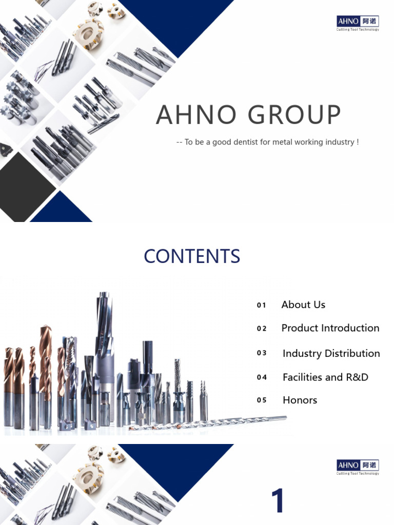 AHNO Group: Leading Metalworking Solutions | PDF | Titanium | Machining