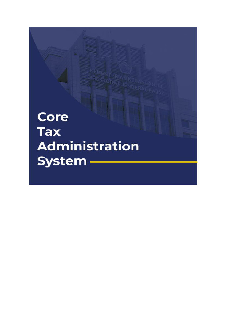 Core Tax | PDF