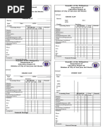 Grade Slip Template for Schools | PDF | Science | Learning