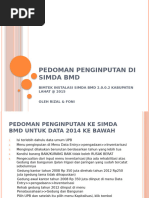 Panduan Penggunaan SIMDA BMD | PDF