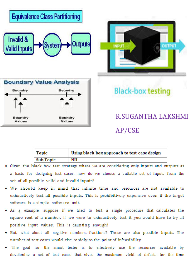 Equivalence & Boundary Value | PDF
