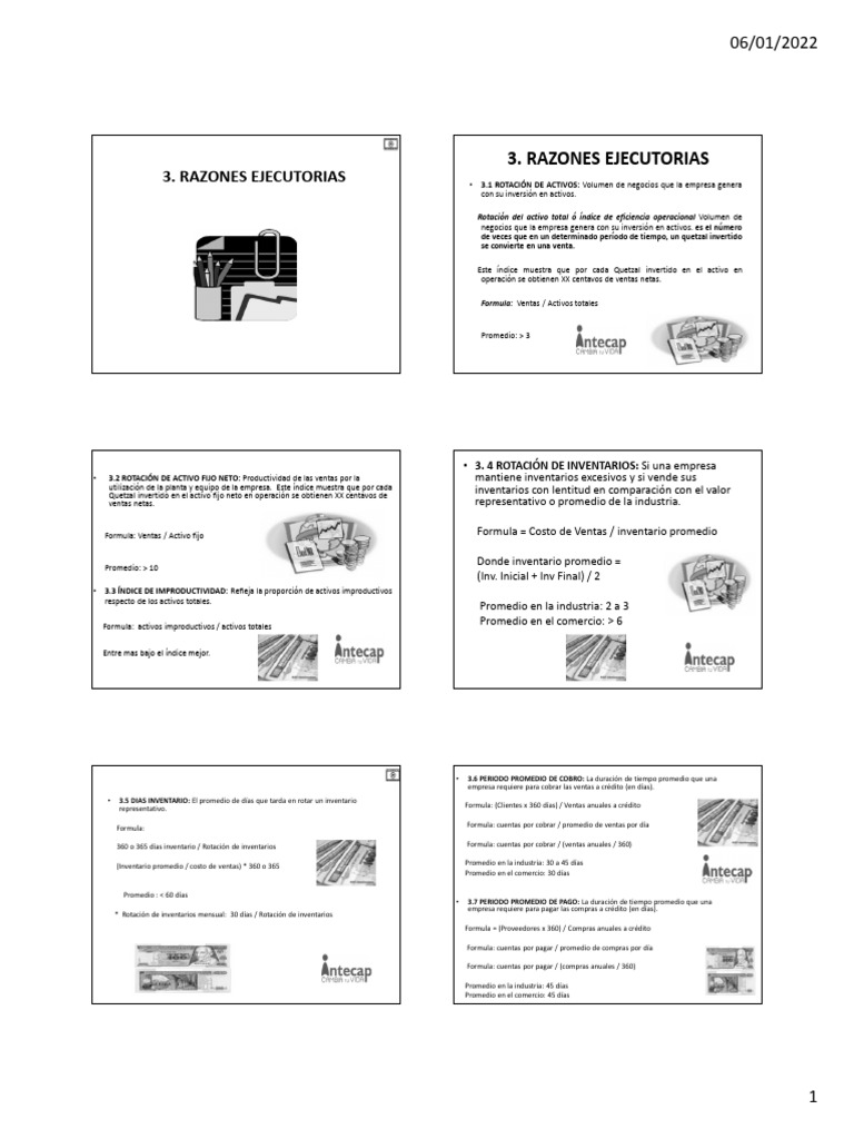 Indices de Eficiencia U Operación | PDF | Economias | Business