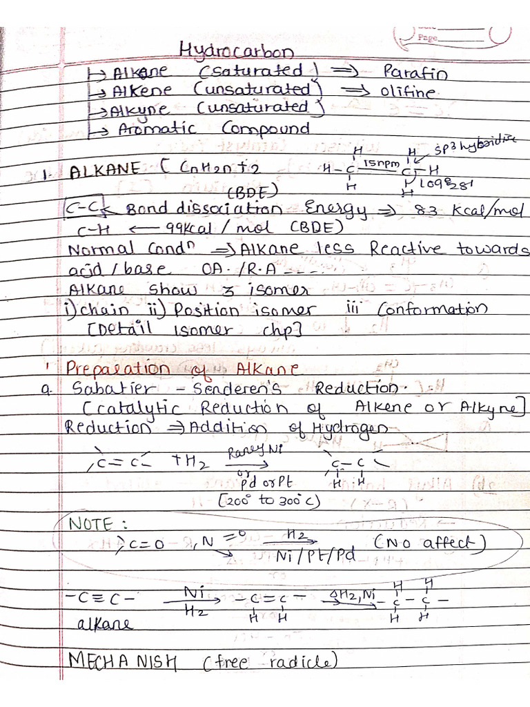 Jee Advance Hydrocarbon | PDF