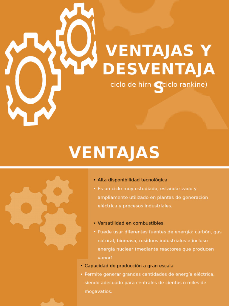 Ventajas y Desventajas del Ciclo de Hirn | PDF