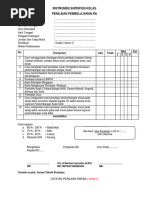 Instrumen Penilaian Paud Lengkap | PDF