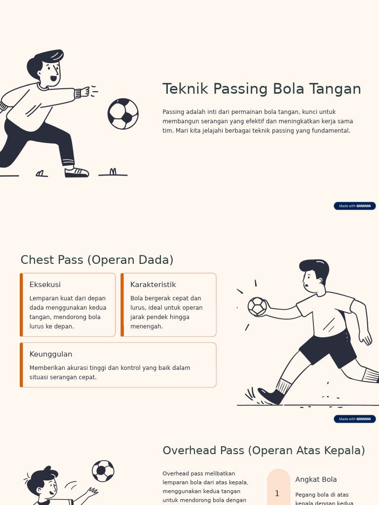 Teknik Passing Catching | PDF
