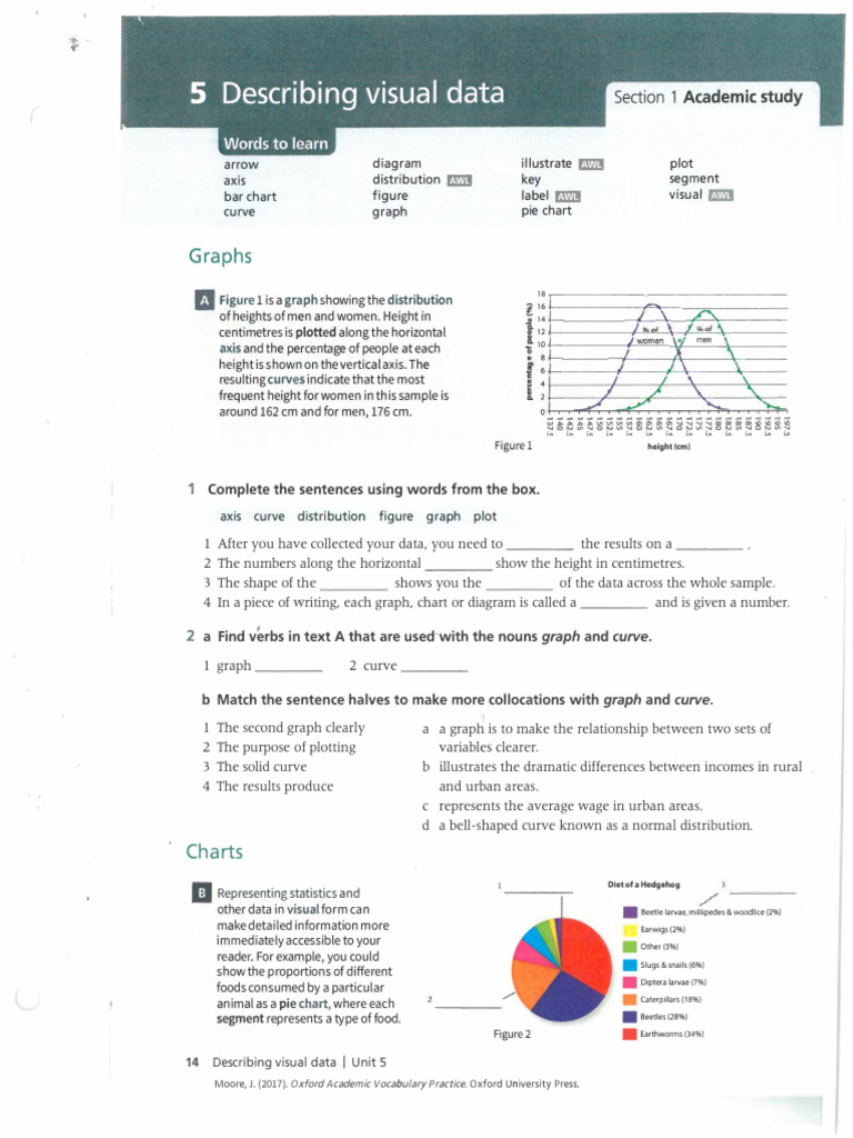 5 and 12 Formatted Text - Describing Visual Data Blank | PDF | Chart ...