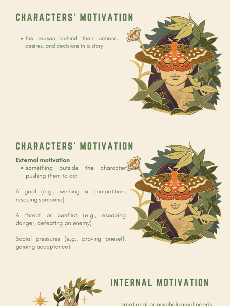 Understanding Characters' Motivation | PDF