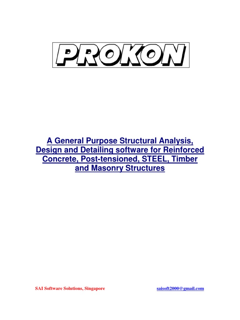 Prokon Catalogue | PDF | Bending | Beam (Structure)