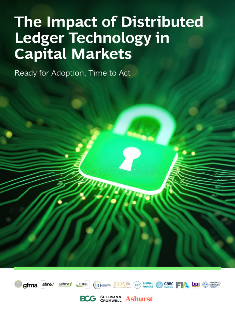 Impact of Distributed Ledger Technology Capital Markets | PDF ...