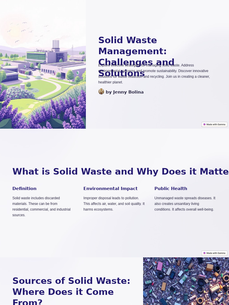 Solid Waste Management Strategies Guide | PDF | Waste | Reuse
