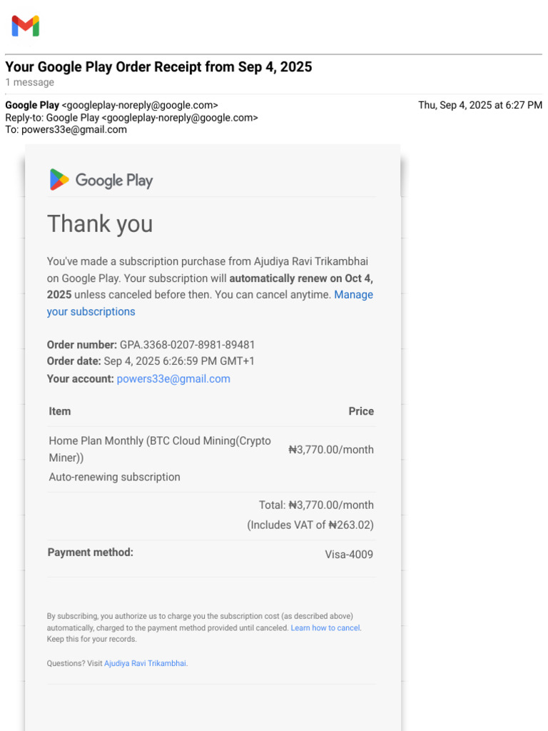 Gmail - Your Google Play Order Receipt From Sep 4, 2025 | PDF