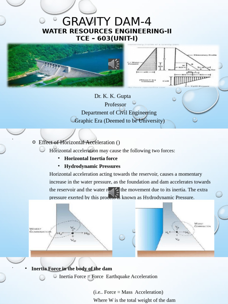 Gravity Dam Unit I 4 Pdf Force Dam
