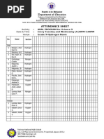 ARAL Reading Program Monitoring Tool | PDF | Behavior Modification ...