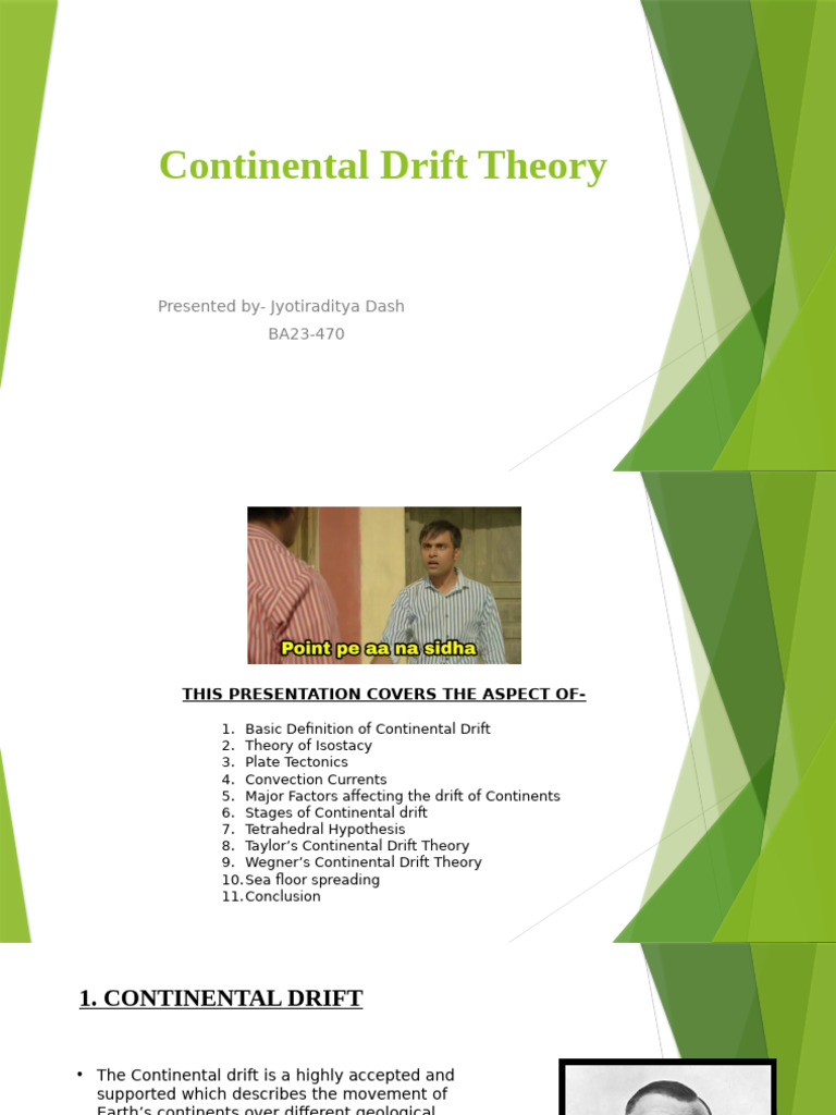 Continental Drift Theory Overview | PDF | Plate Tectonics | Earth
