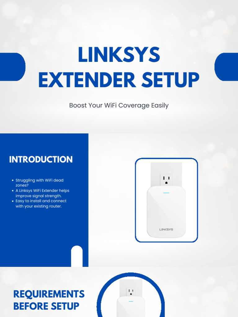 Linksys Extender Setup | PDF