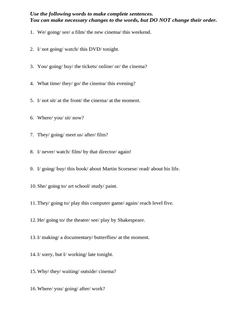 Sentence Rewrite | PDF