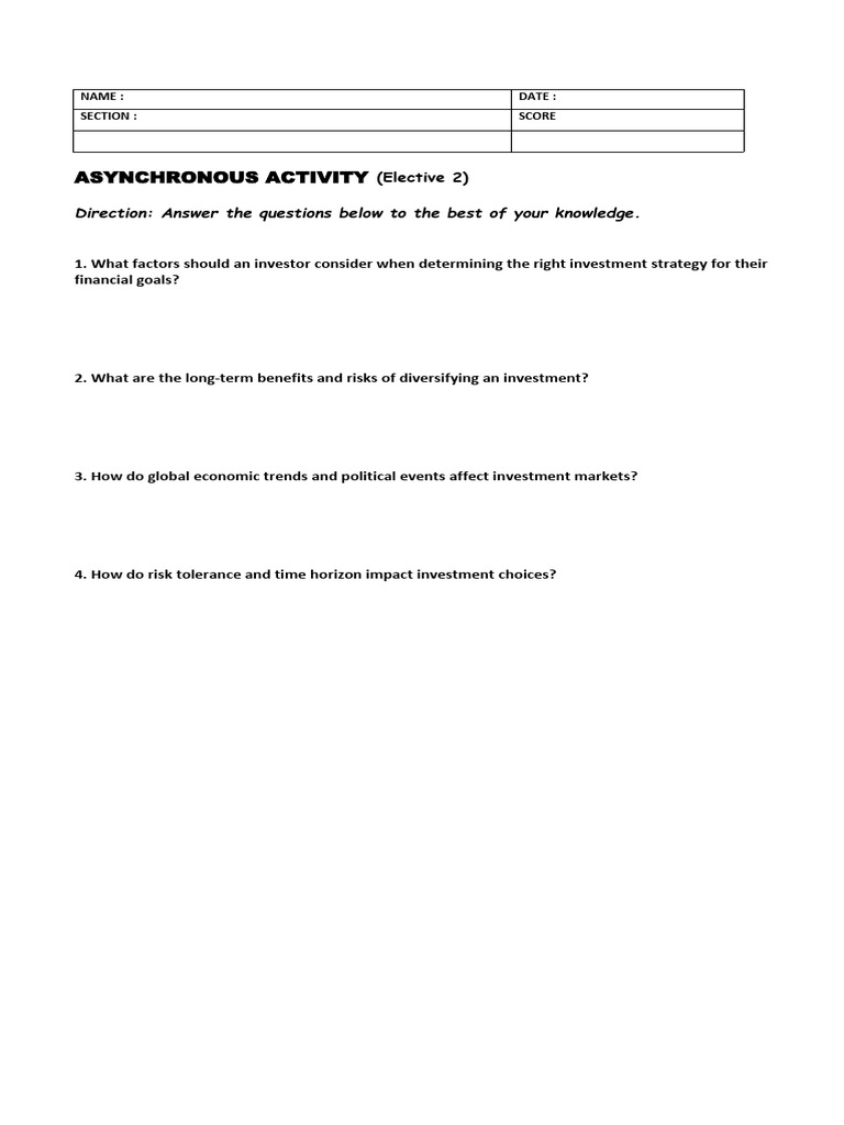 Activity 1 Elective 2 | PDF