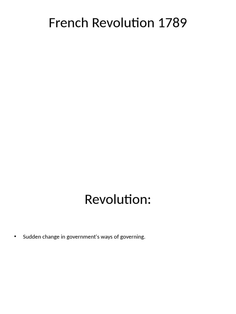 French - Revolution - 1789 Css | PDF | Government | French Revolution