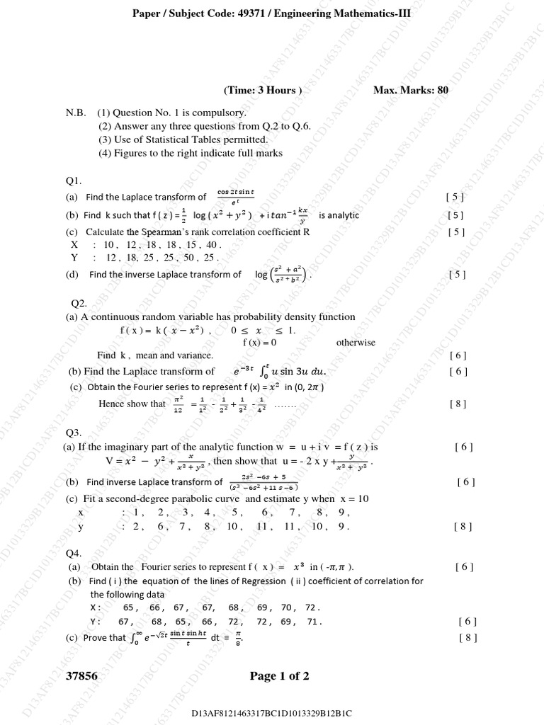 Aiml Sem III Dec 2023 | PDF | Statistical Hypothesis Testing | Statistics