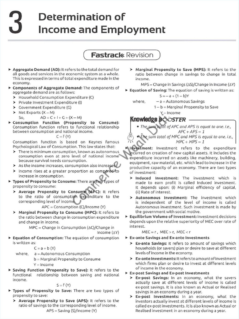 Determination of Income & Employment | PDF