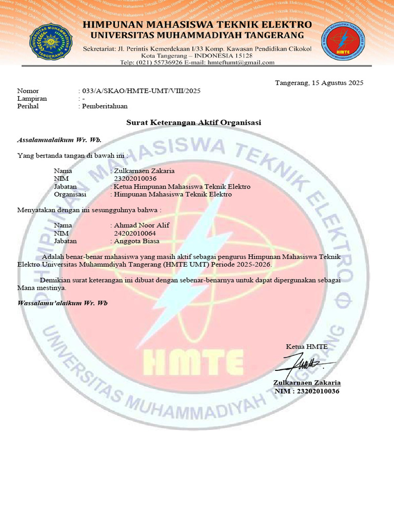 033.SKO - Ahmad Noor Alif | PDF