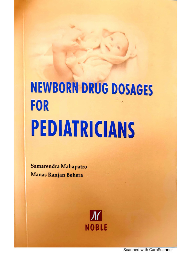 Drug Book - Pediatrics (Part 1) | PDF