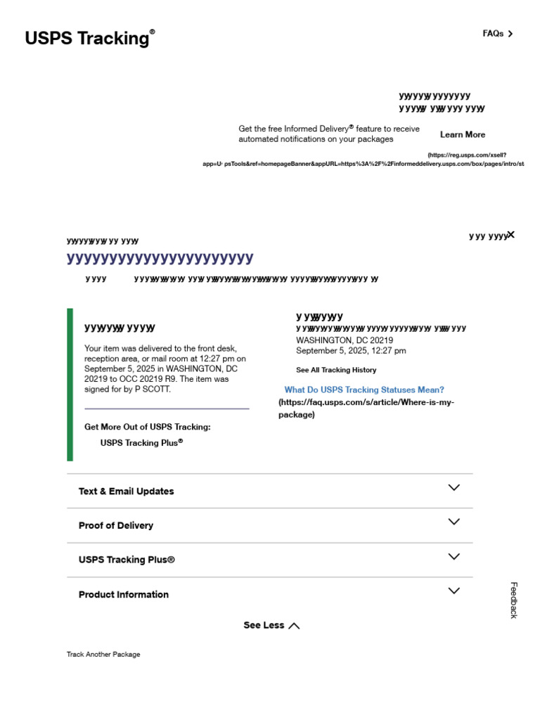 USPS Tracking: TTTTTTTTTTTTTTTTTTTTTT | PDF | United States Postal ...