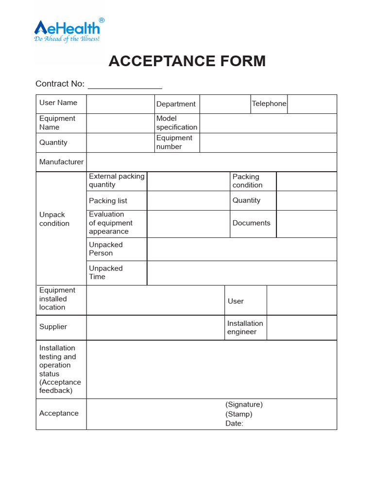 Acceptance Form | PDF