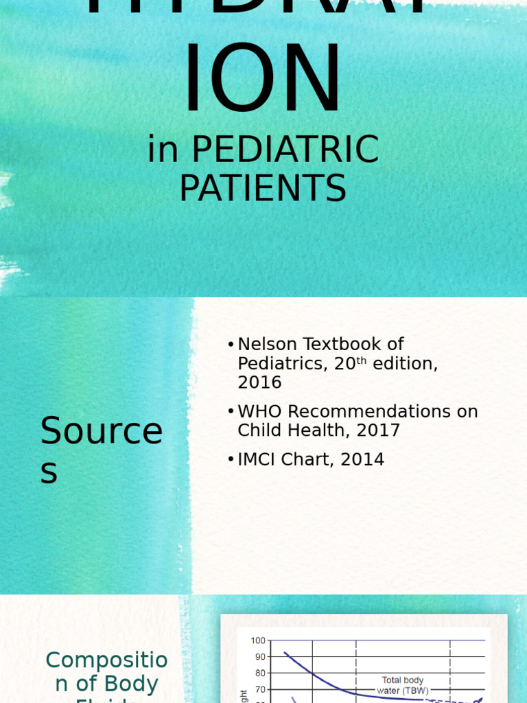 Pediatric Hydration Management Guide | PDF | Dehydration | Medical ...