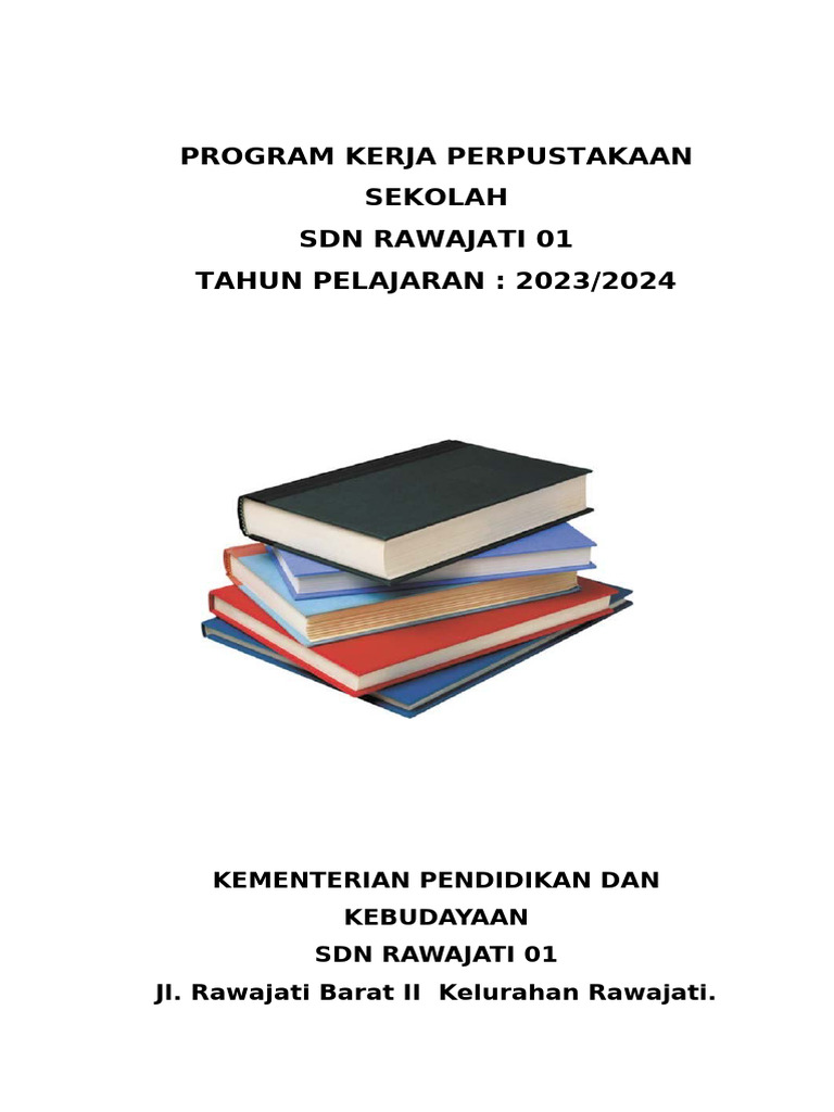 Program Kerja Perpustakaan Sekolah | PDF