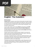 Chapter 8 Summary of The Outsiders | PDF