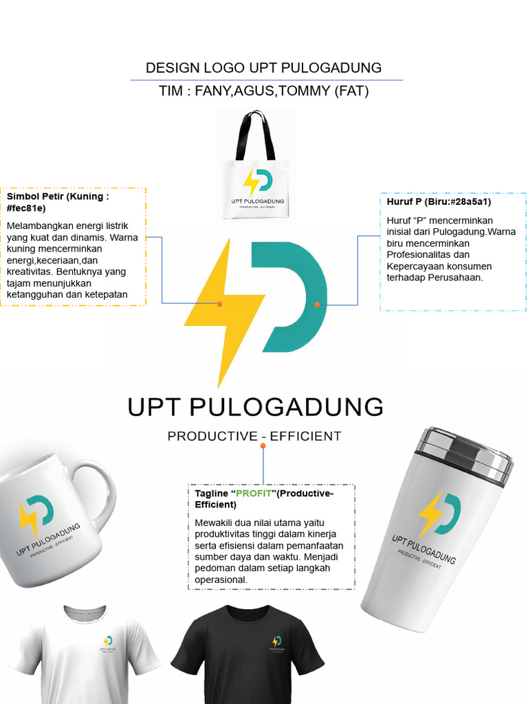 Desain Logo UPT Pulogadung: Simbol Profit | PDF