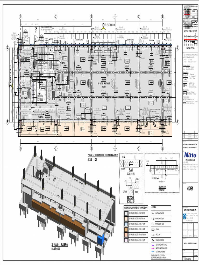 Phase 6 Concrete Body Plan Zone 1 | PDF | Structural Engineering ...