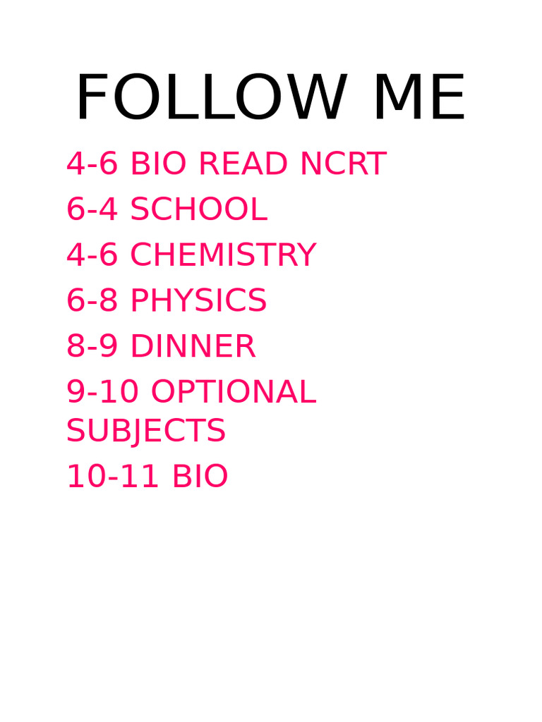Follow Me | PDF