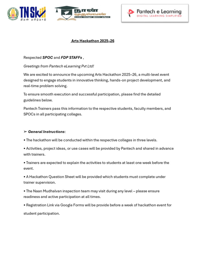 Hackathon Details | PDF