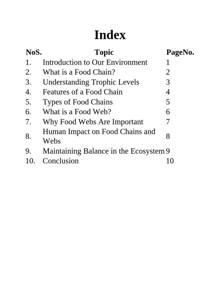 Food Chains and Ecosystem Balance Guide | PDF