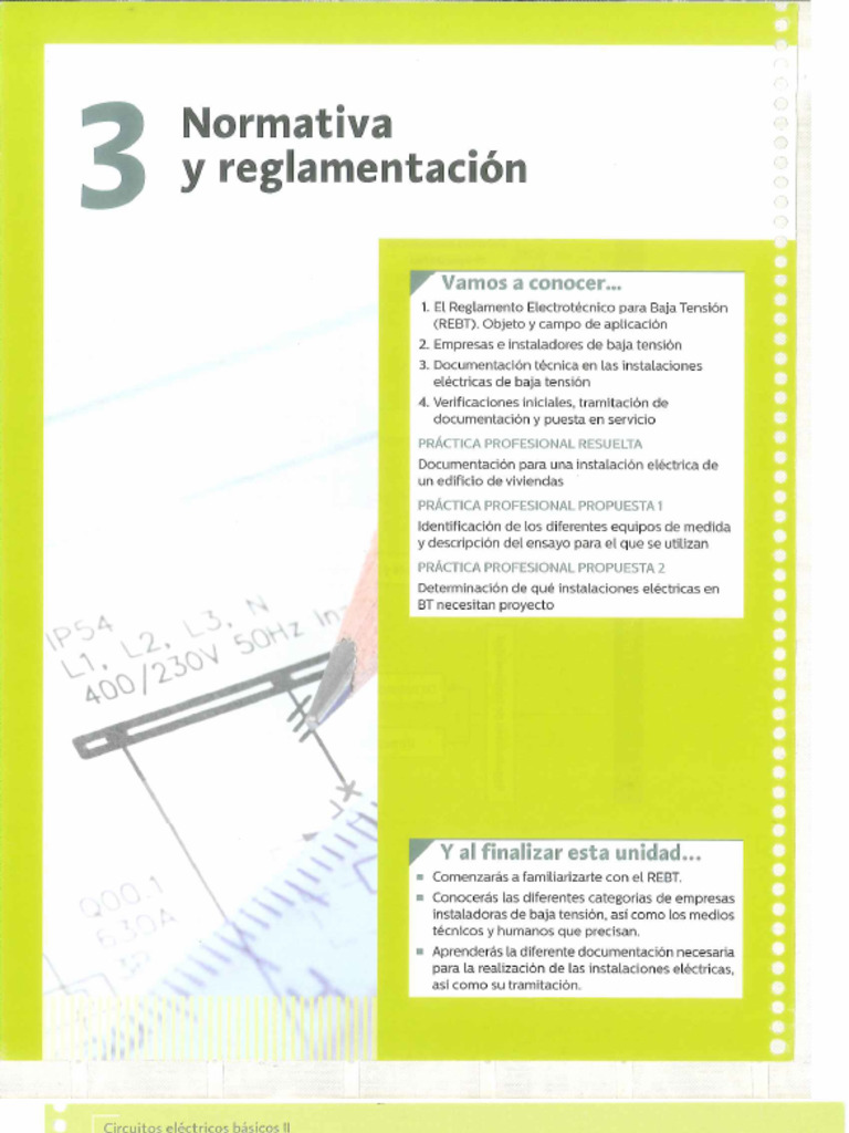 Tema 3 Normativa y Reglamentación (B) | PDF